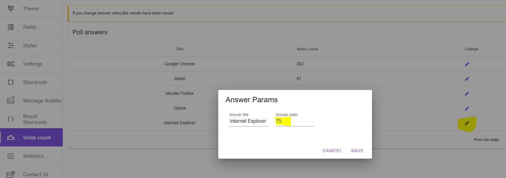 How do I find out the number of votes? | WordPress.org